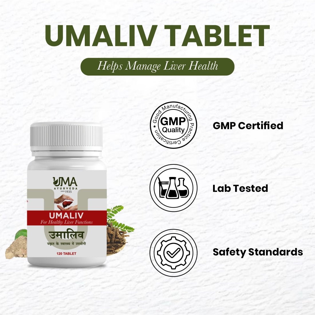 Umaliv | Liver Wellness & Metabolic Support | 120 Tab – Uma Ayurveda
